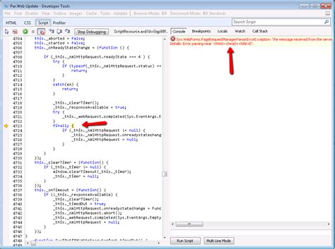 show friendly message on asp ajax error stack overflow