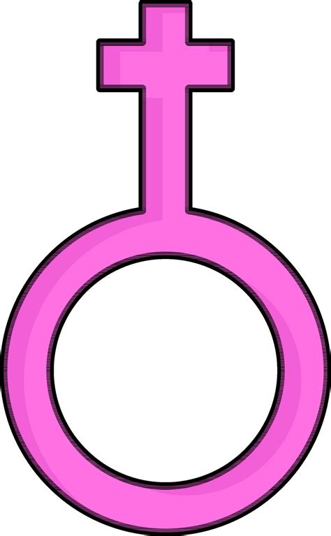 Pink Female Gender Symbol Or Icon In Flat Style 24951808 Vector Art At
