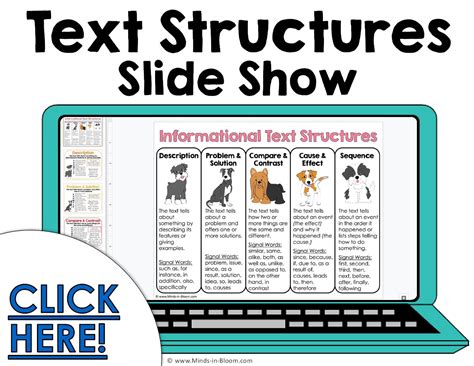 Google Slides Informational Text Structures Posters Minds In Bloom Unlimited