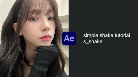 Simple Shake Tutorial After Effects Tut3 Youtube