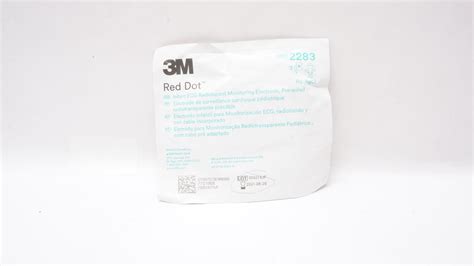 3m 2283 Red Dot Infant Ecg Radiolucent Monitoring Electrode X Pack Of 3