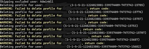 Powershell Script For Deleting User Profiles ﻿ Scripts