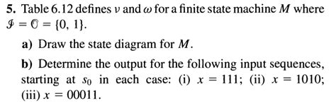 Solved Discrete Maths Chapter Finite State Machines Chegg
