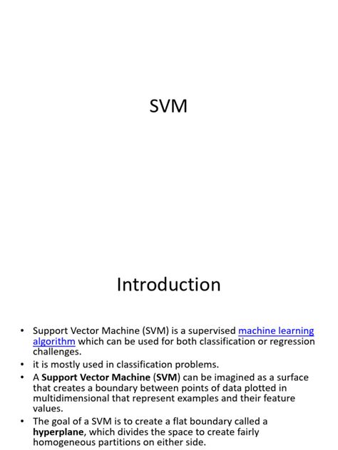 svm pdf support vector machine statistical classification