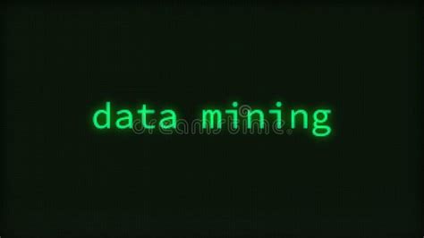 Data Mining Typing Text Retro Computer Screen Stock Footage Video Of Screen Processing