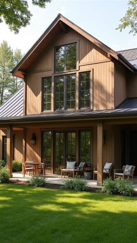 23 Modern Farmhouse Exteriors With Wood Accents For Natural Beauty