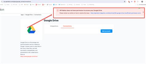 Google Drive Access Required For API Nation API Nation Powered By HappyFox