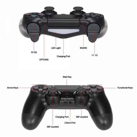 Ps4 Bluetooth Controller Wireless Controllers Hg World