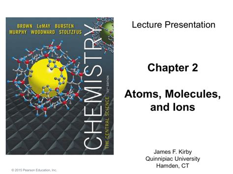 Atoms Molecules And Ions Lecture Presentation