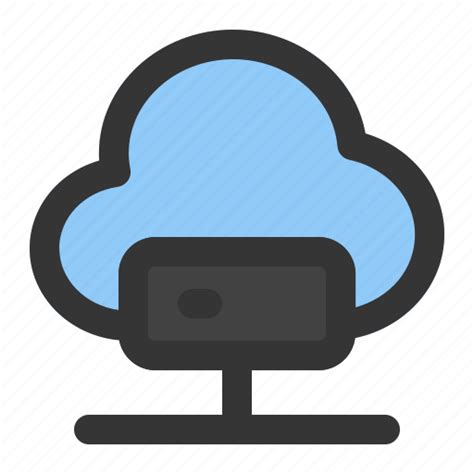 Cloud Server Database Hosting Icon Download On Iconfinder