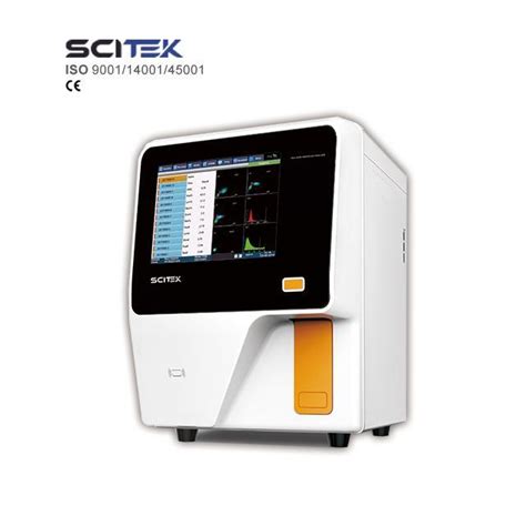Scitek 5 Part Auto Vet Hematology Analyzer Machine Cbc Diff Cbc