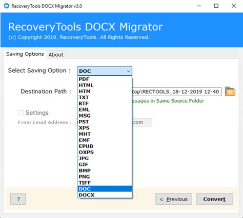 Convert DOCX File To DOC Format Utility To Change DOCX File To DOC