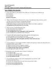 Tutorial WORD Econ Tutorial Date Week Coverage Chapter Economic Activity And