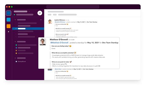 how to run a team standup within slack standupwizard blog