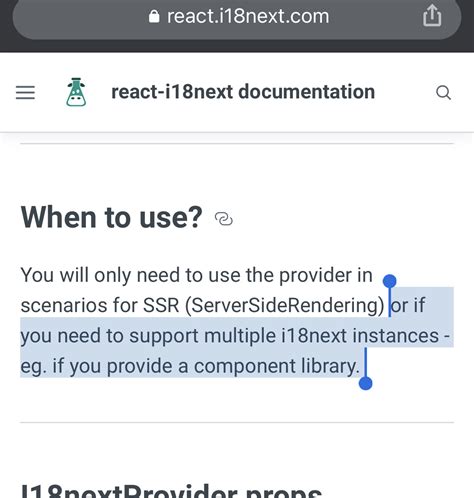 Add Warning When Overriding I18n · Issue 1485 · I18nextreact I18next