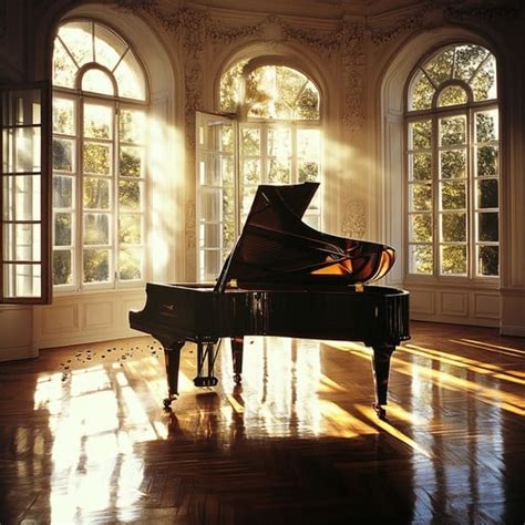 Free Sunlit Grand Piano Image Piano Sunlight Elegance Download At