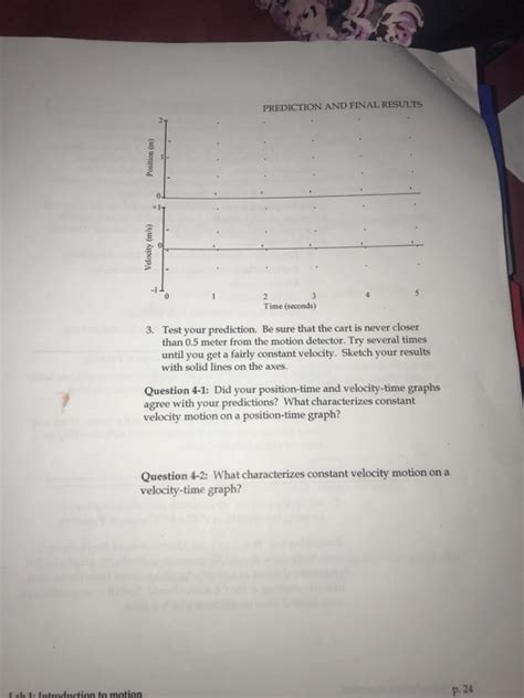Solved Question Does The Average Velocity You From The Chegg Com