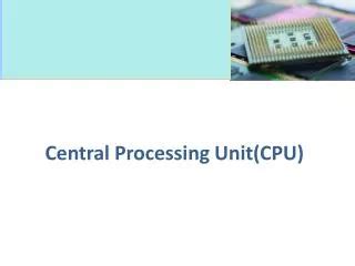 Ppt Central Processing Unit Cpu Powerpoint Presentation Free Download Id