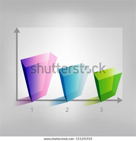 Example Cube Chart Infographics Element Stock Vector Royalty Free 151241924 Shutterstock