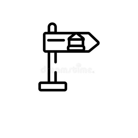 Outline Vector Icon Isolated Black Simple Line Element Illustration From Museum Concept