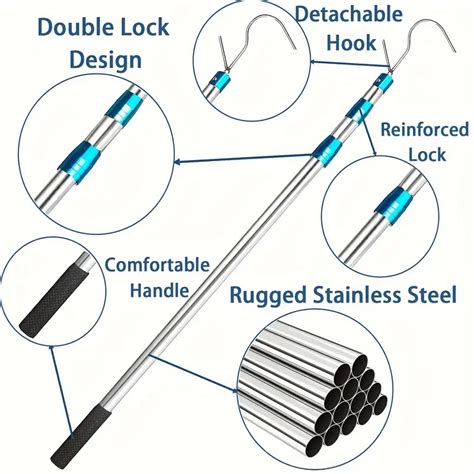 Cargo Grabber Reach Retriever Tool Stainless Steel Temu Australia