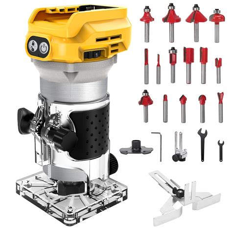 Router Tool Cordless Wood Palm Router Tool Compatible With Dewalt 20v