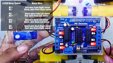 How To Make Arduino Obstacle Avoiding Robot Using L293D Motor Shield