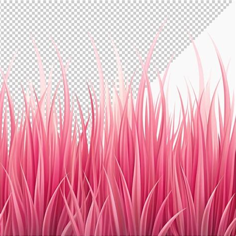 Pink Grass Premium Ai Generated Psd