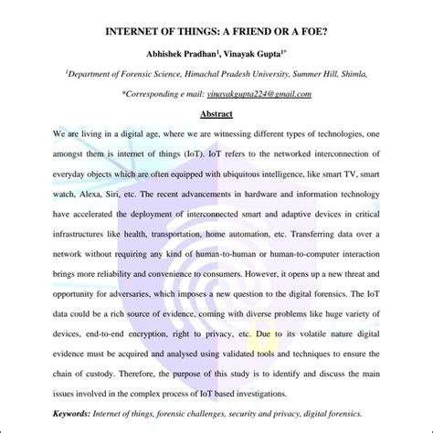 Iot Iotdevices Iottechnology Forensics Abhishek Pradhan