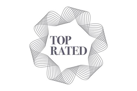 배지 리본 추상화의 기하학적 모양을 형성하는 반복적인 라인과 말하는 최고 등급의 간단하고 우아하고 최소한의 그래픽 디자인 0명에 대한 스톡 벡터 아트 및 기타 이미지