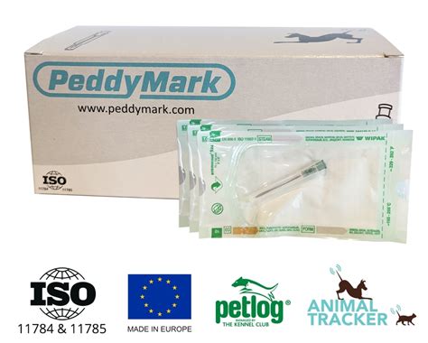 Peddymark 1 4mm X 10mm Iso Microchips