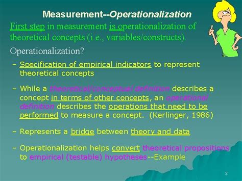 Operationalization Of Variables And Use Of Rating Scales