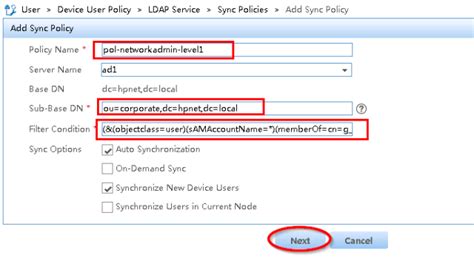 Hp Imc Tacacs Authentication Manager Ad Ldap Link About Aruba Networks