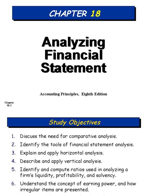 Analyzing Financial Statement Analyzing Financial Statement Accounting