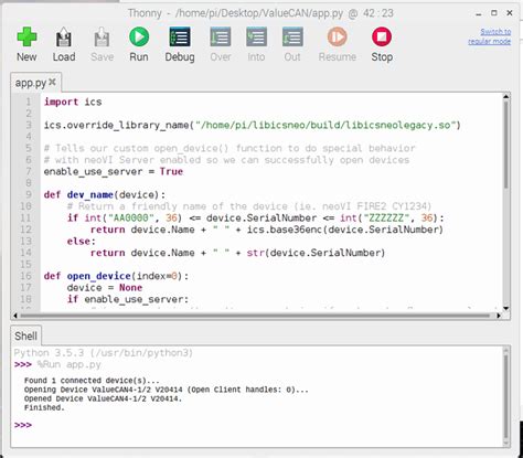 The Easy Way To Program Valuecan 4 In Python Using Raspberry Pi Linux Intrepid Control