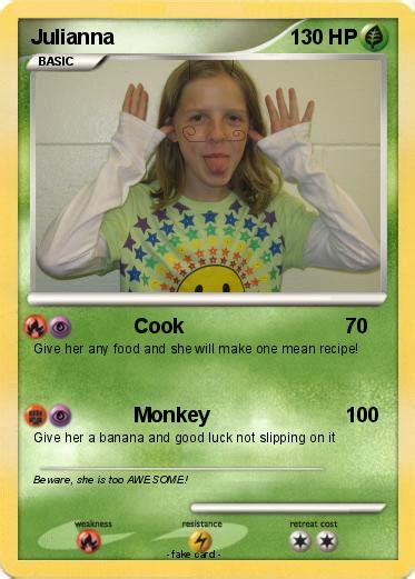 Pokémon Julianna 1 1 Cook My Pokemon Card