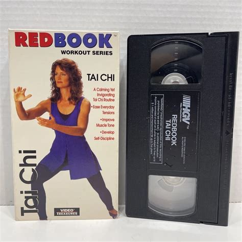 Tai Chi Red Book Workout Series Vhs Tape 1994 Video Treasures Vintage Exercise 24 99