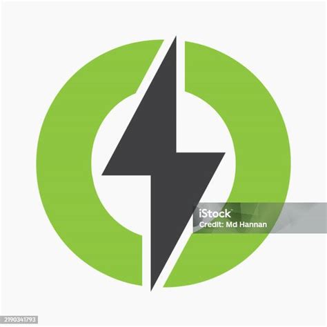 Thunder Bolt 기호가 있는 초기 문자 O 전원 아이콘 전기 기호 벡터 템플릿 0명에 대한 스톡 벡터 아트 및 기타 이미지 0명 기업 비즈니스 뇌우 Istock