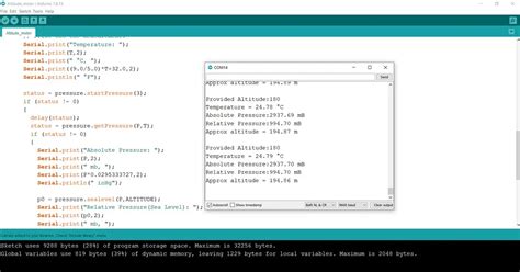 Arduino And Bmp180 Pressure Sensor Interfacing Electronic Circuits And Diagrams Electronic