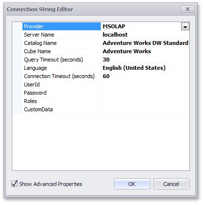 Binding To Olap Data Sources Winforms Controls Devexpress Documentation