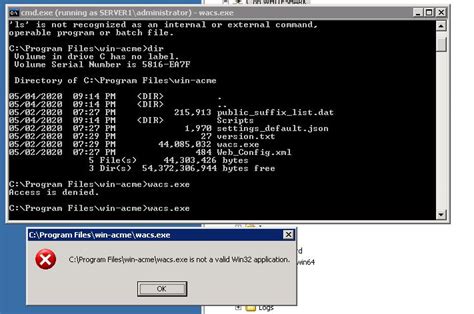 Wont Run On Windows 2003 R2 Server · Issue 1520 · Win Acme Win Acme · Github