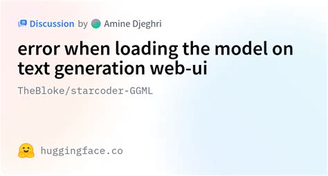 thebloke starcoder ggml · error when loading the model on text