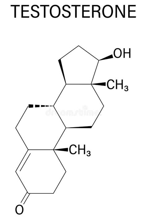 Testosterone Molecule Vector Stock Illustrations Testosterone Molecule Vector Stock