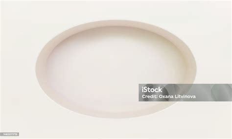 흰 벽 3d 모형에 있는 빈 타원형 틈새 또는 선반 3차원 형태에 대한 스톡 벡터 아트 및 기타 이미지 3차원 형태 구멍 단일 이미지 Istock