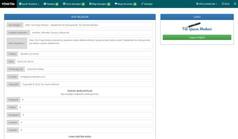 Php Kurumsal Tez Ve Ödev Yazım Hizmetleri Scripti