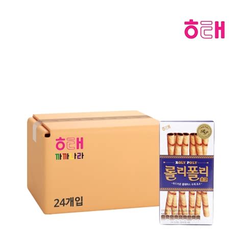 까까나라 공식몰 해태 롤리폴리 초코 62g X 24개 박스판매 할인 중