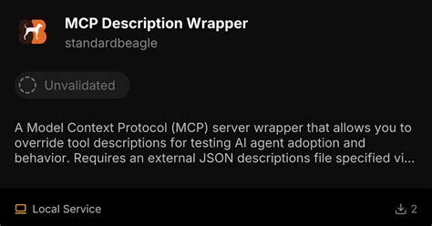 Mcp Description Wrapper Mcp Servers · Lobehub