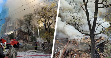 😡👀 Кадри руйнувань у Києві внаслідок атаки дронів камікадзе Фото Інші на