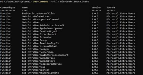 Powershell The New Entra Id Module Sid 500com