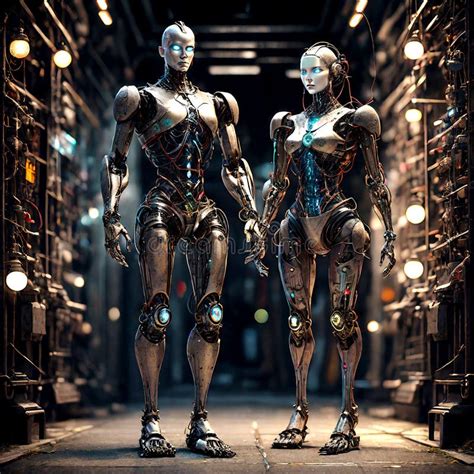 Artificial Intelligence Robots Create Different Future Technologies Ai Machine Learning Stock